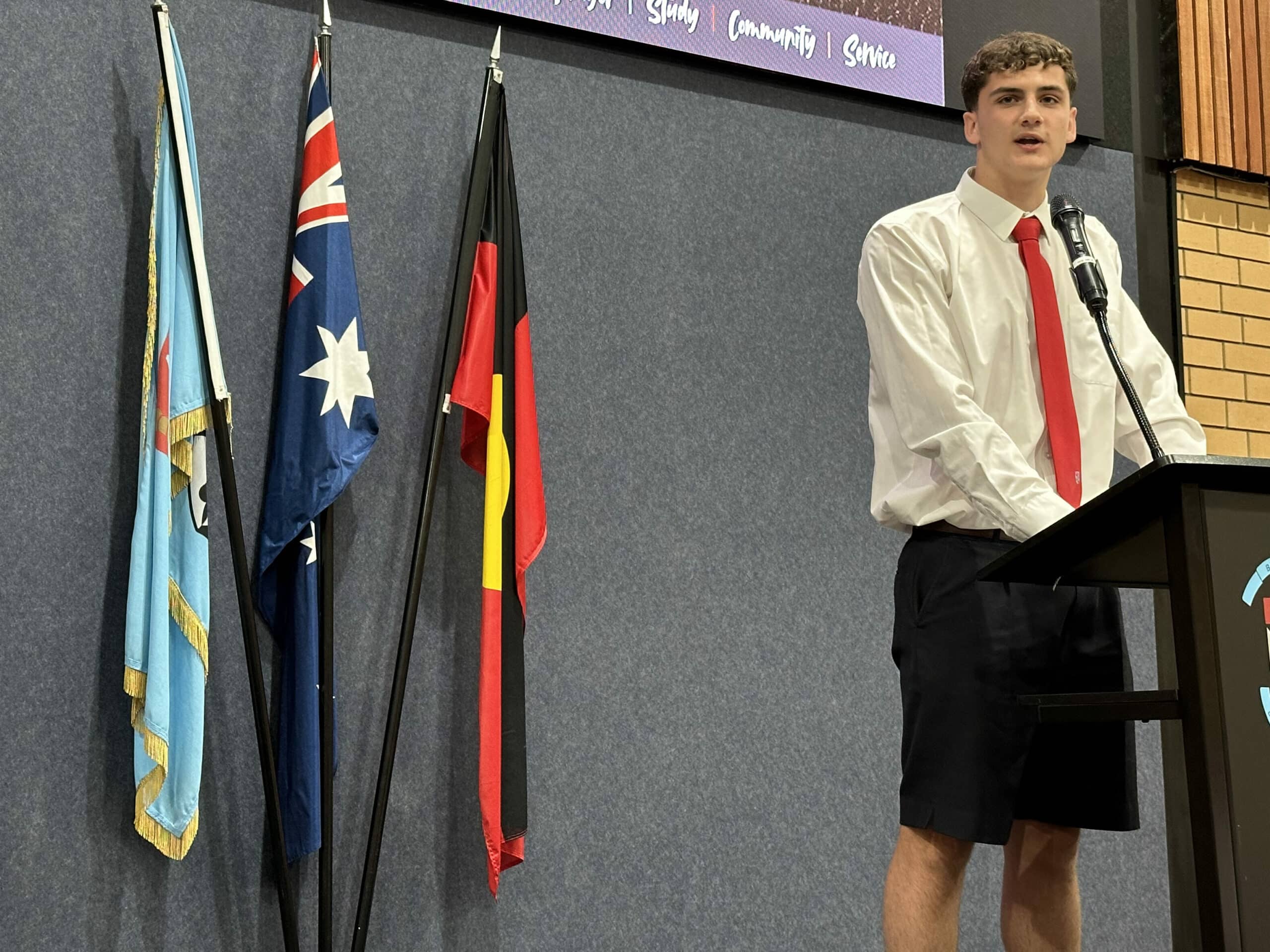 Head prefect michael ward’s inaugural address