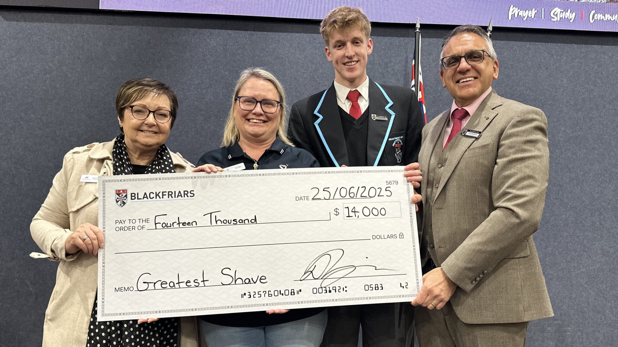 Principal David Ruggiero's end-of-term address